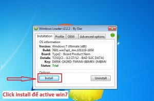 Cách Crack Win 7 Vĩnh Viễn, Active Win 7 thành công 100%